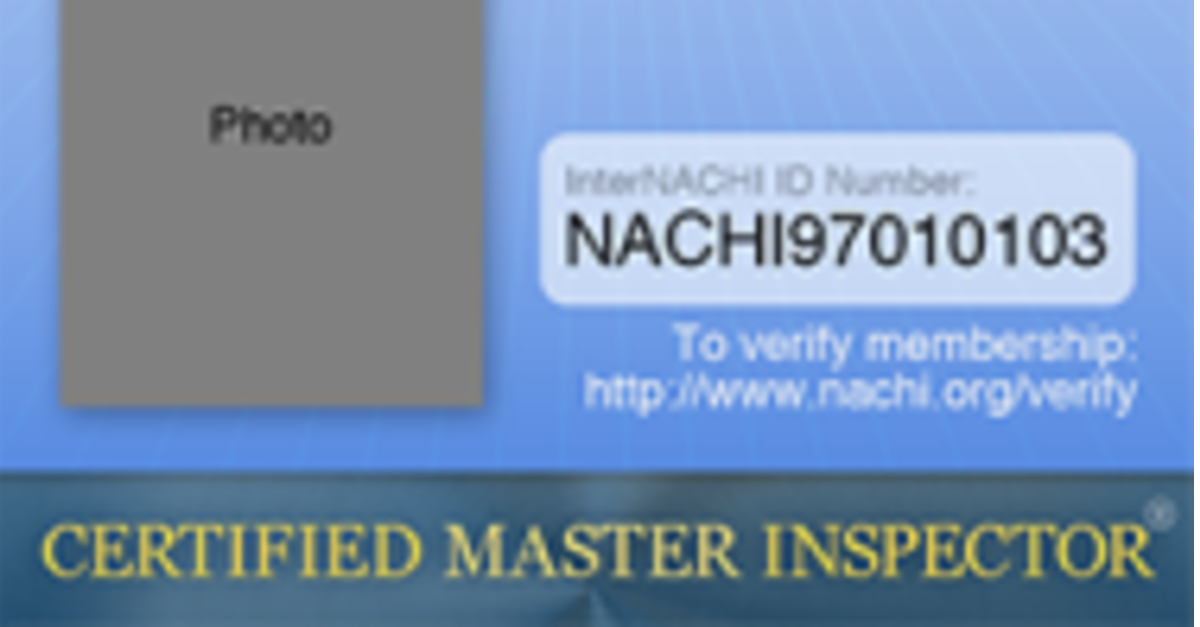 Free Certified Master Inspector® Photo ID Card
